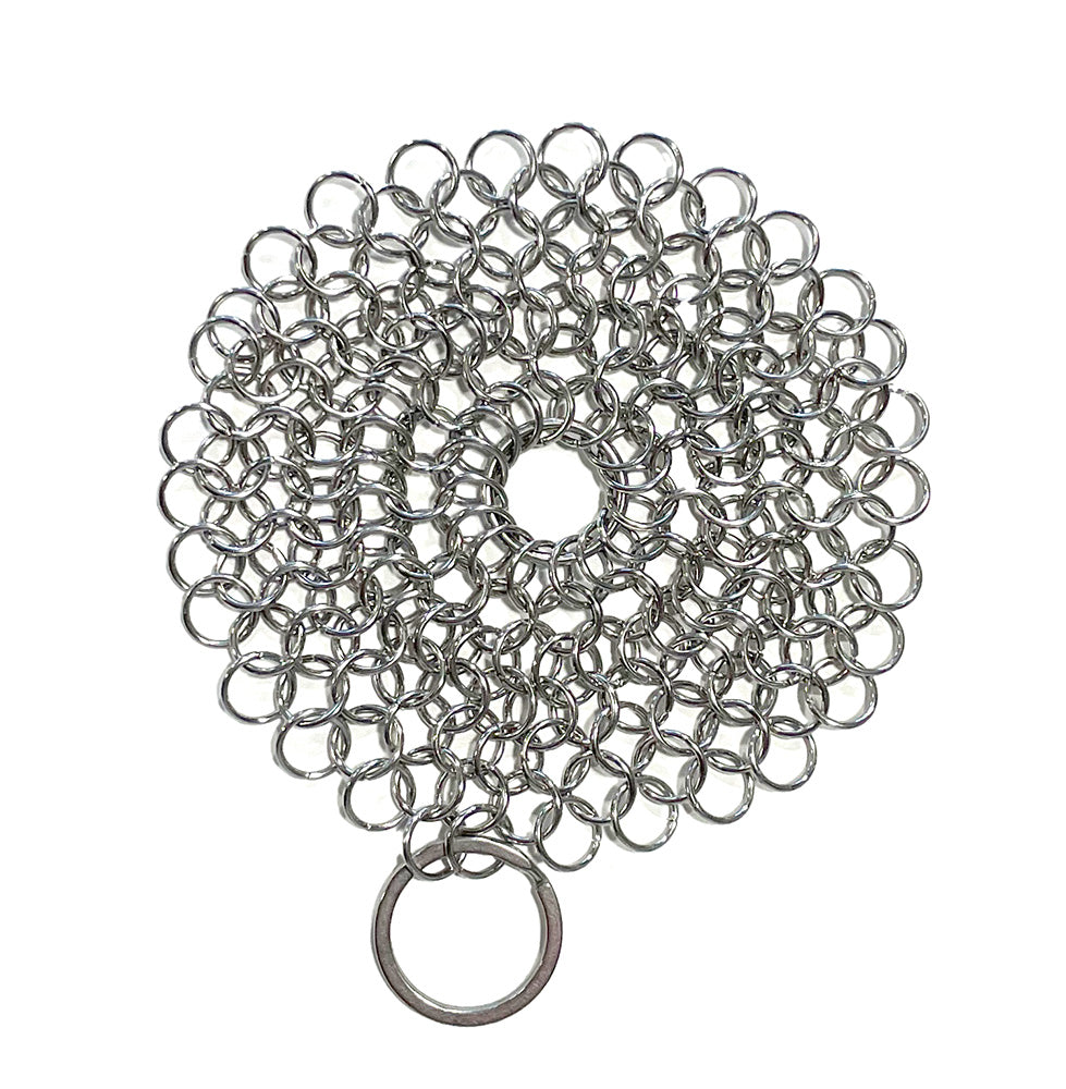 Stainless Steel Chainmail Pan Scrubber – AGAWA